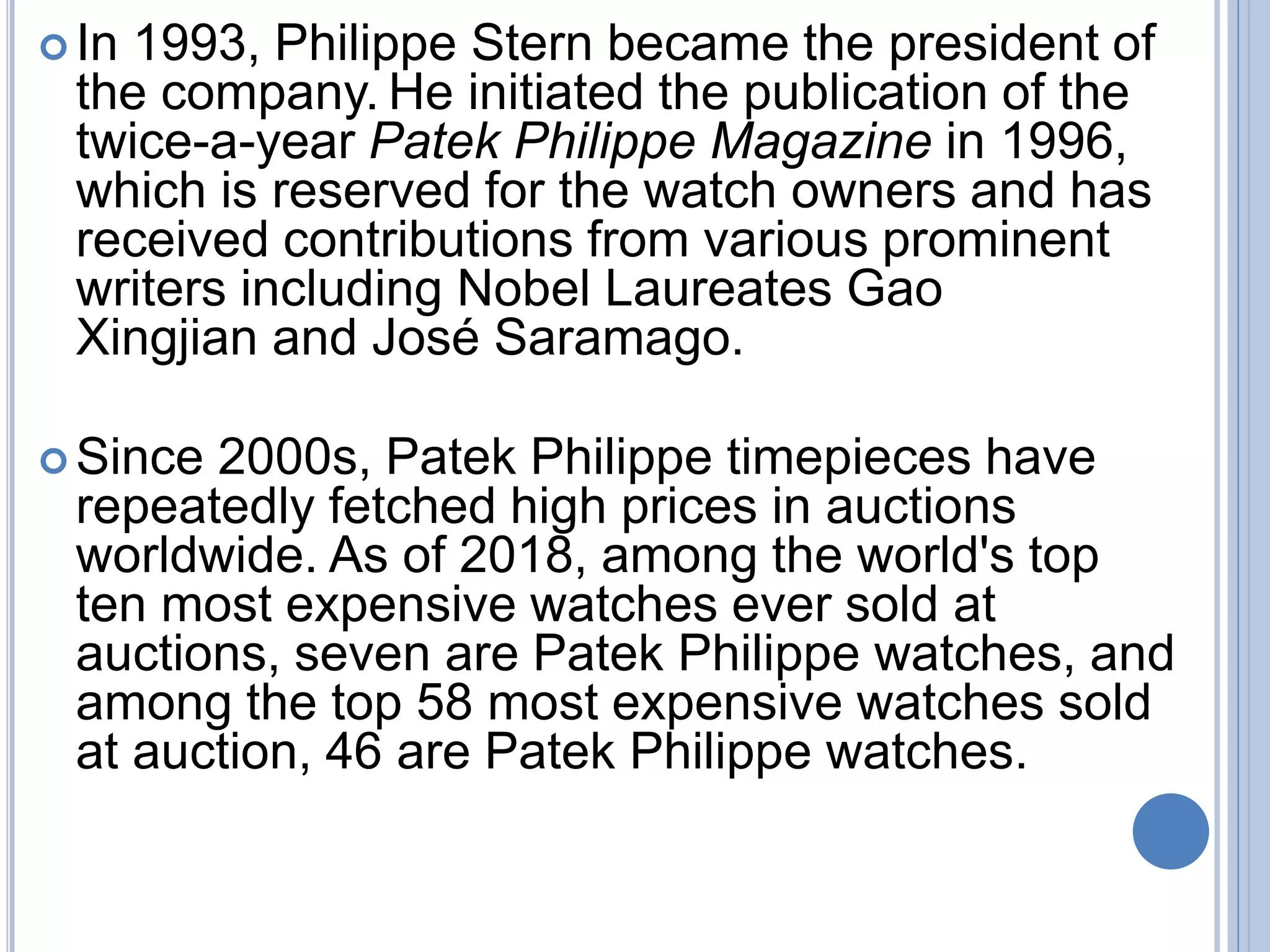 Presentation on brands: MASTERCARD, FORD AND PATEK PHILIPPE | PPT