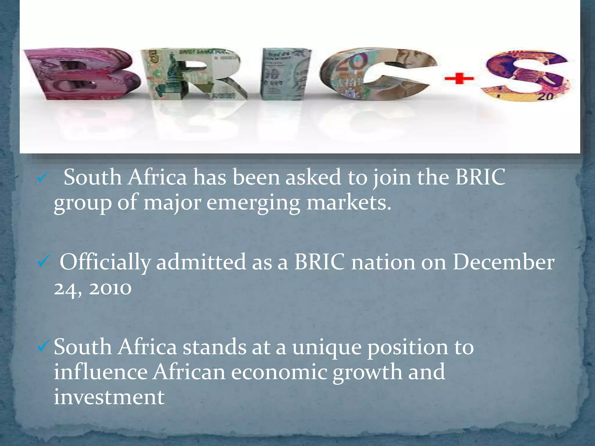 Presentation on brics | PPTX