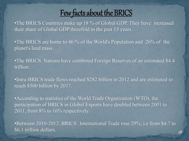 Presentation on brics | PPTX