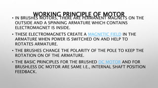 Presentation on brushless dc motor | PPTX