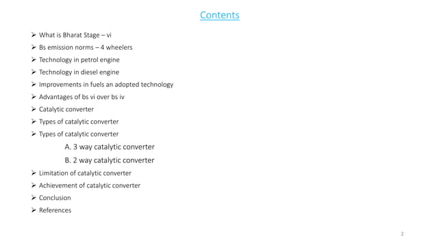 Presentation on BS VI catalytic convertor.pptx