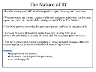 BT crops | PPT