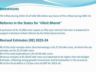 POWERPOINT PRESENTATION ON BUDGET 2024-25.pptx