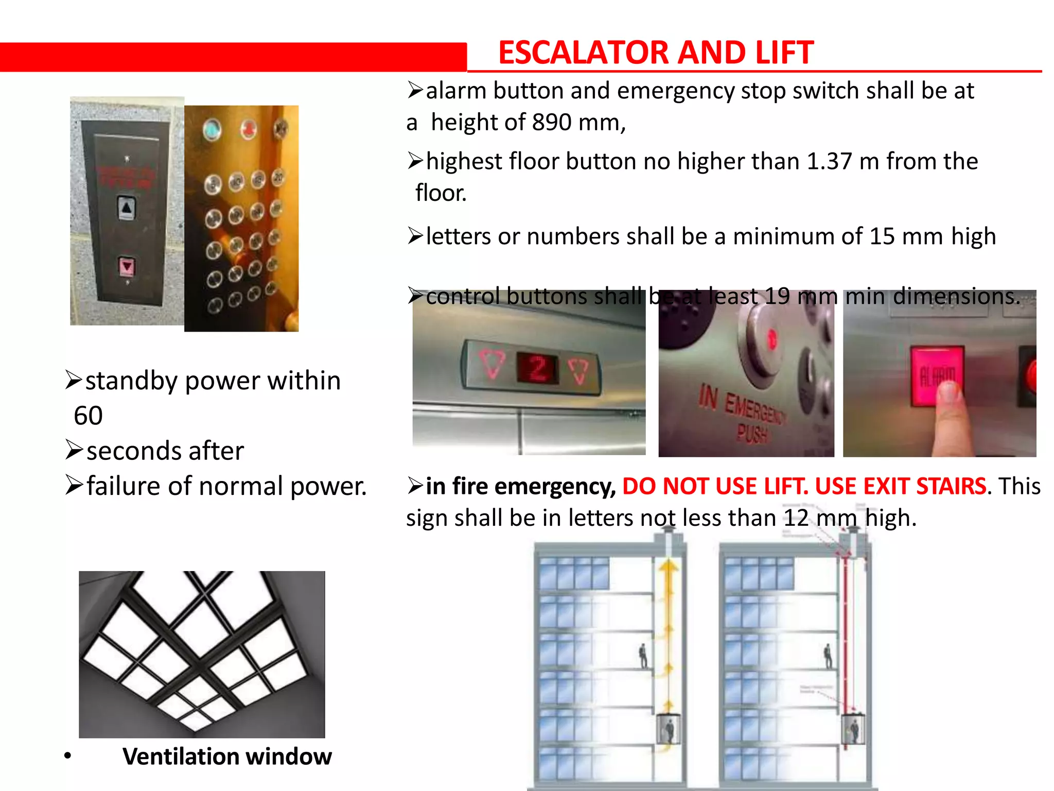 building service - lift and escalators | PPTX