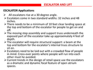 building service - lift and escalators | PPTX