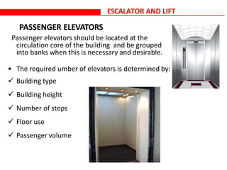 building service - lift and escalators | PPTX
