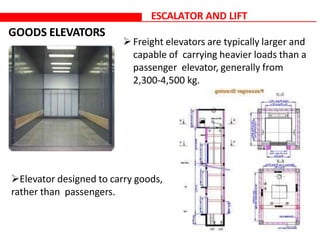 building service - lift and escalators | PPTX