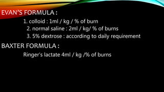 BURNS - PEDIATRICS | PPTX