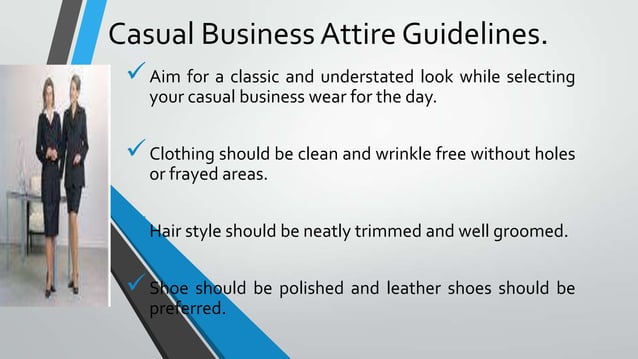 Presentation on business attire | PPT