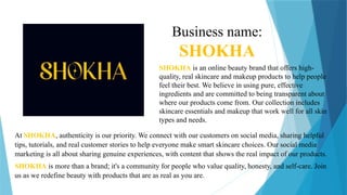 Presentation on business plan of SHOKHA.pptx