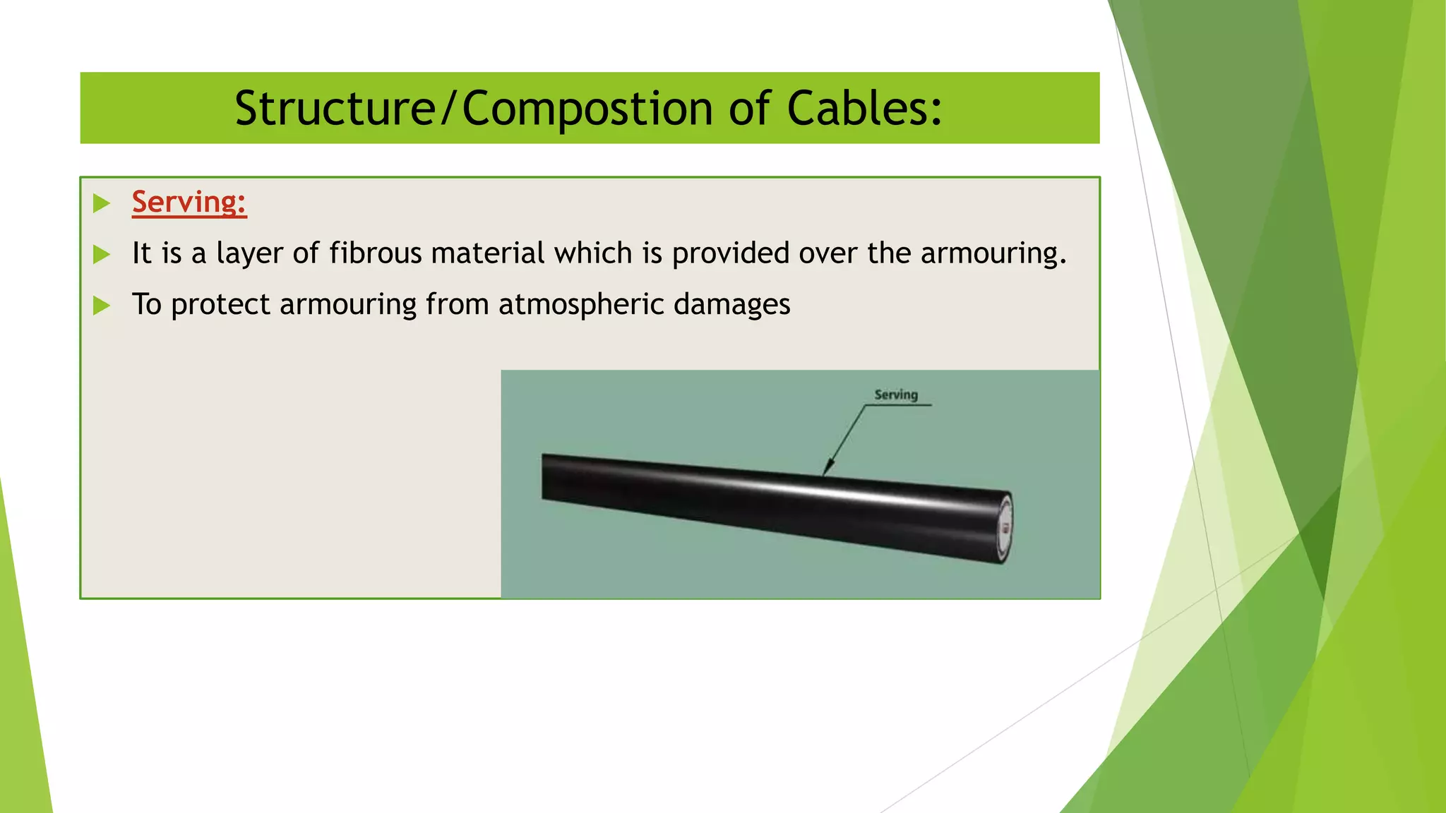Presentation on cables | PPTX