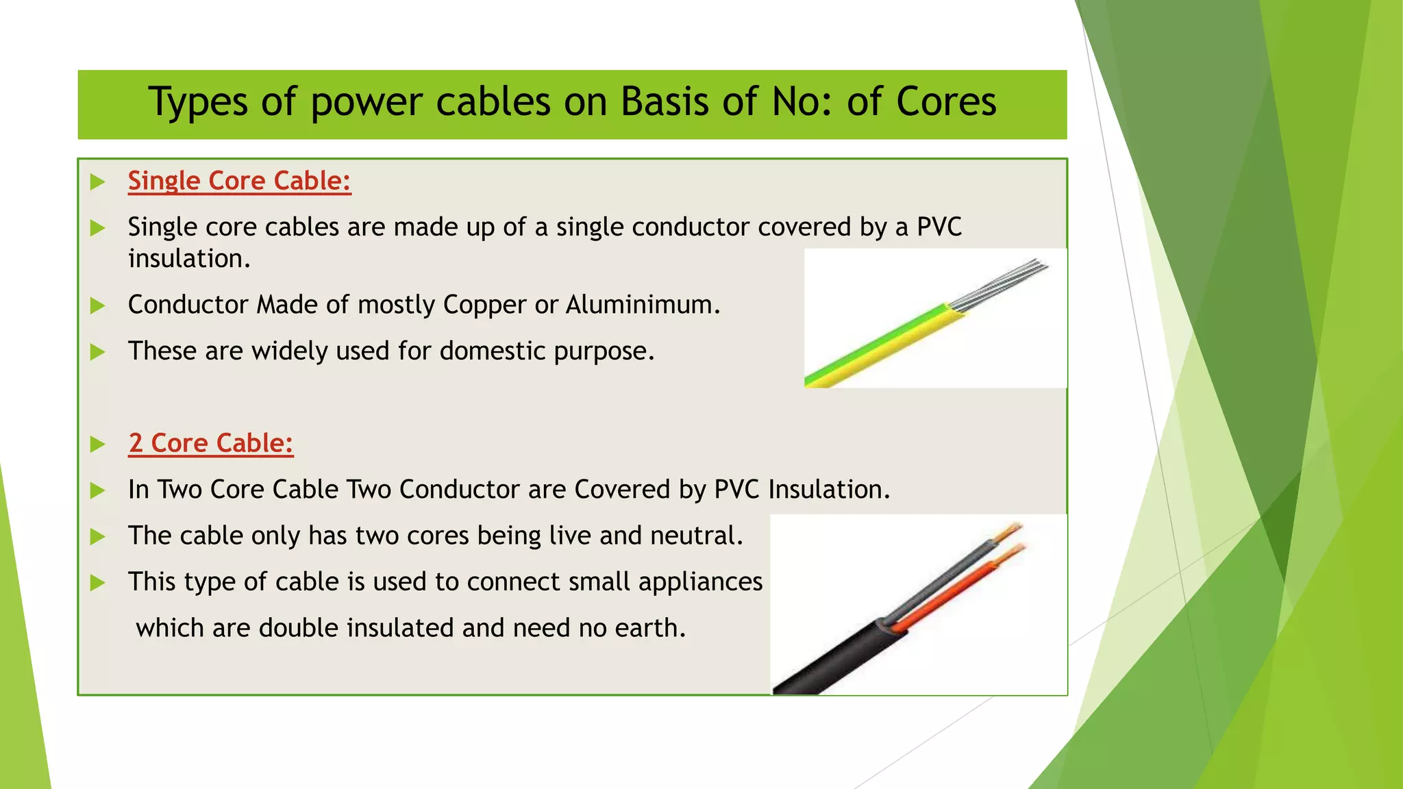Presentation on cables | PPTX