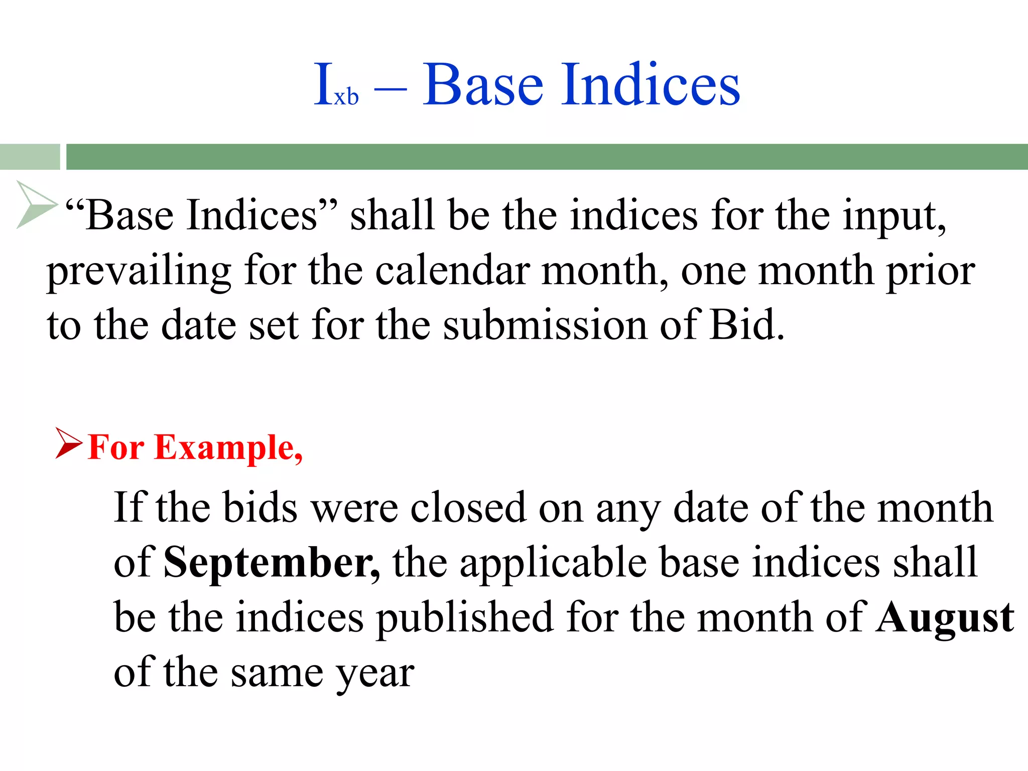 Presentation on calculation_of_price_escalation | PPT
