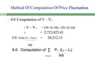 Presentation on calculation_of_price_escalation | PPT