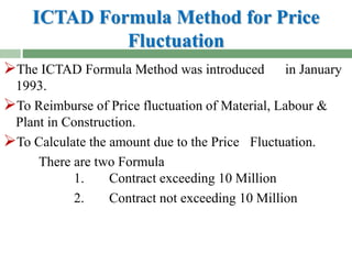 Presentation on calculation_of_price_escalation | PPT