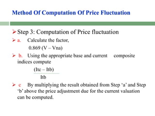Presentation on calculation_of_price_escalation | PPT