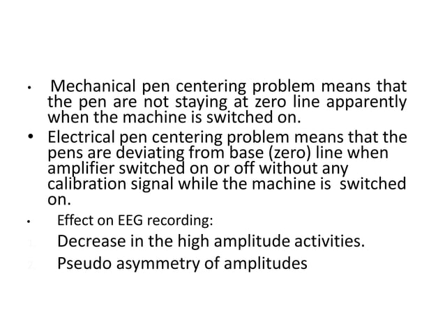 EEG calibration and its steps | PPTX | Technology & Computing