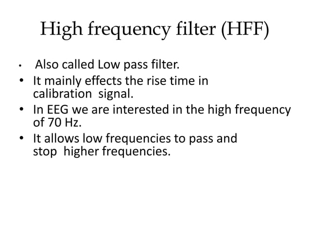 EEG calibration and its steps | PPTX | Technology & Computing
