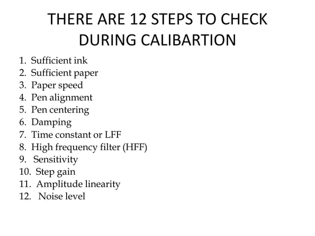 Eeg Calibration And Its Steps Pptx Technology And Computing