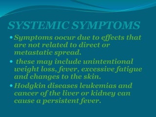 Presentation on cancer | PPT