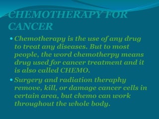Presentation on cancer | PPT
