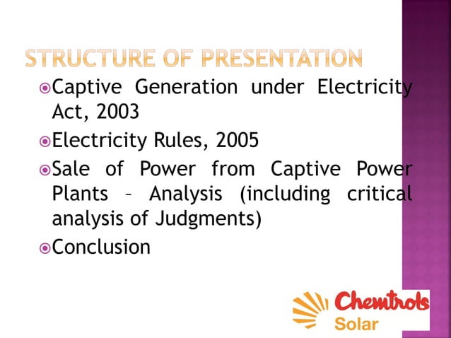 Presentation on captive power plants | PDF | Gas and Electric | Home ...