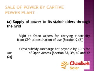 Presentation on captive power plants | PDF