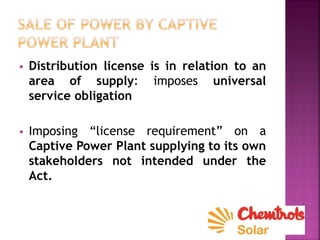 Presentation on captive power plants | PDF