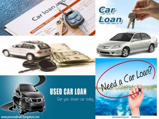 Presentation on car loan | PPTX