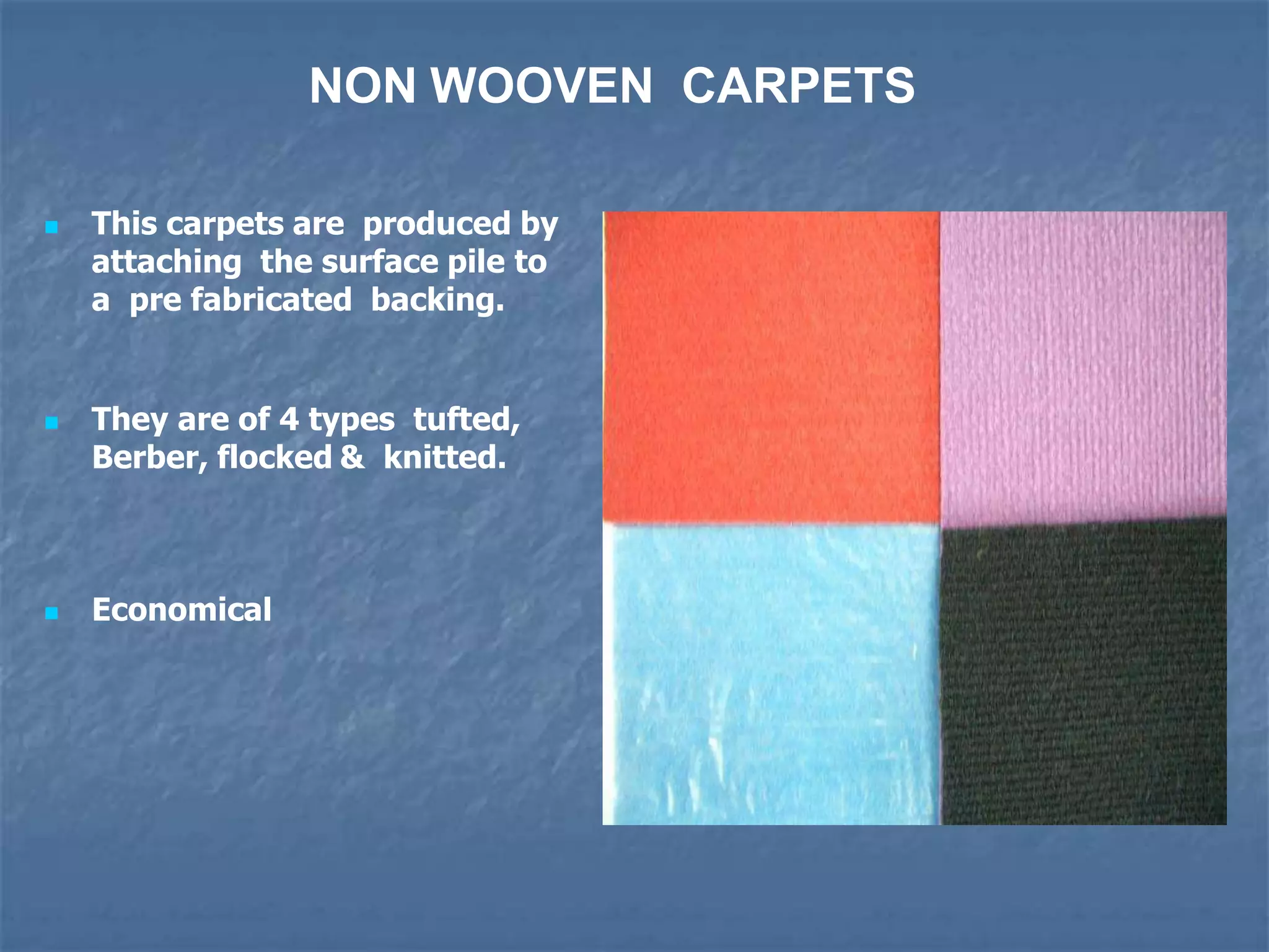 Presentation on carpets and rugs | PPTX