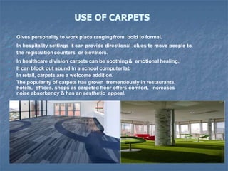 Presentation on carpets and rugs | PPTX