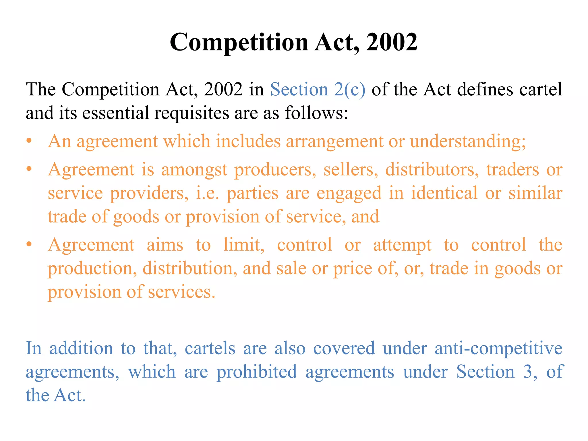 Presentation on cartel | PPTX