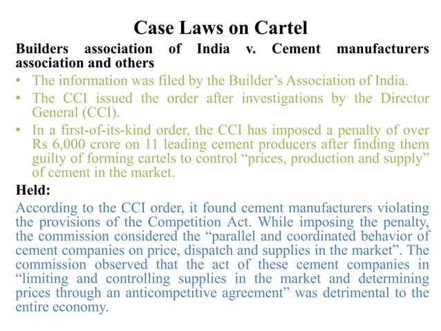 Presentation on cartel | PPTX | Business | Business and Finance