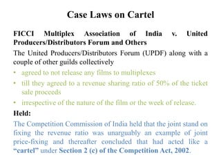 Presentation on cartel | PPTX | Business | Business and Finance