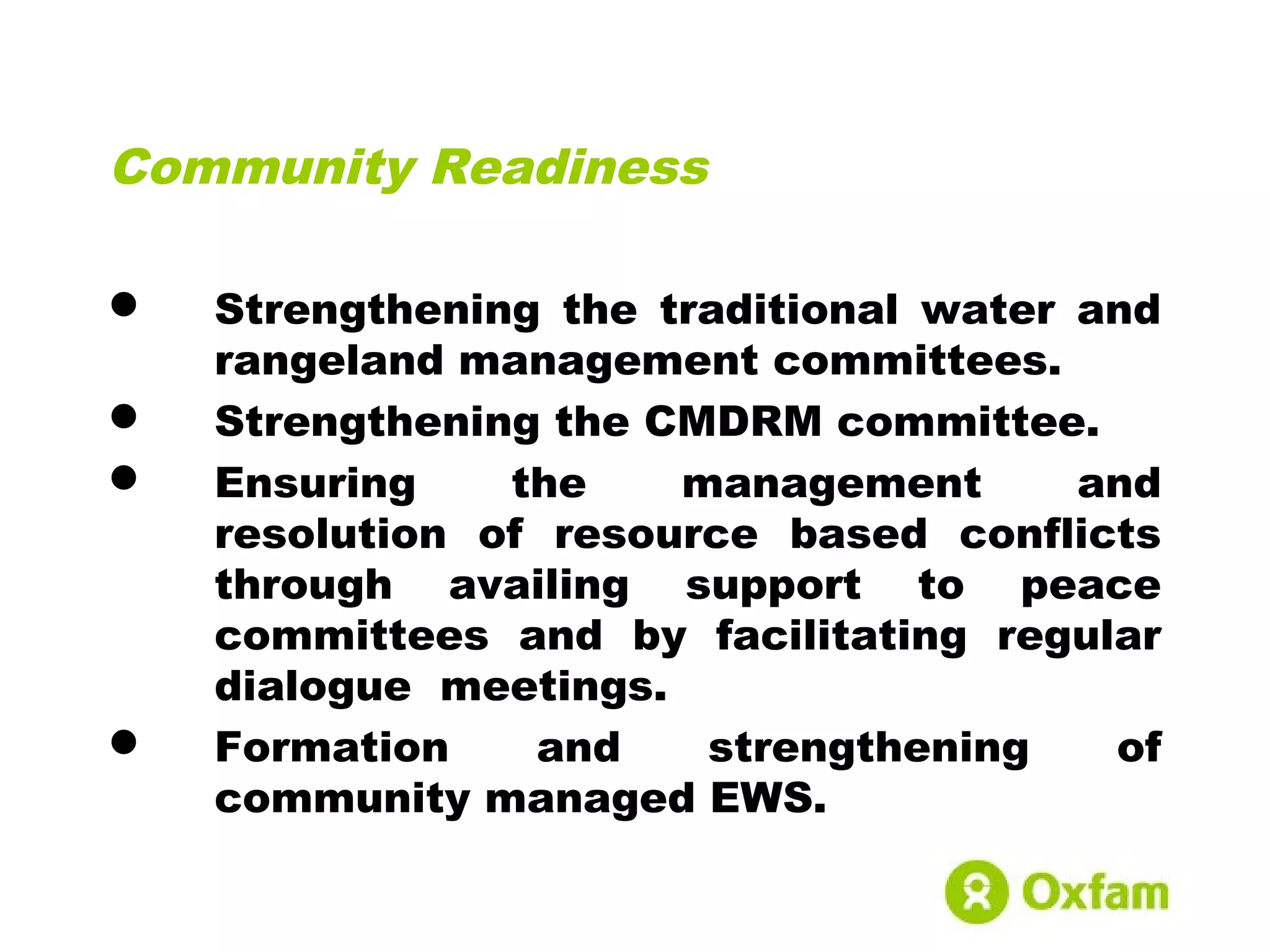 Presentation on Community based Early Warning System & CBDRM | PPT