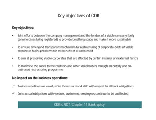 Corporate Debt Restructuring (CDR) | PDF | Business Accounting ...