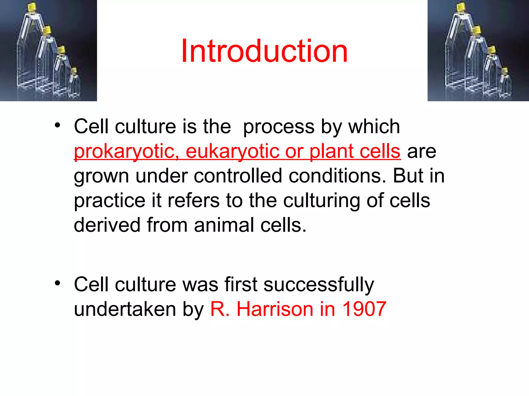 Presentation on cell lines by shakira sulehri | PPT