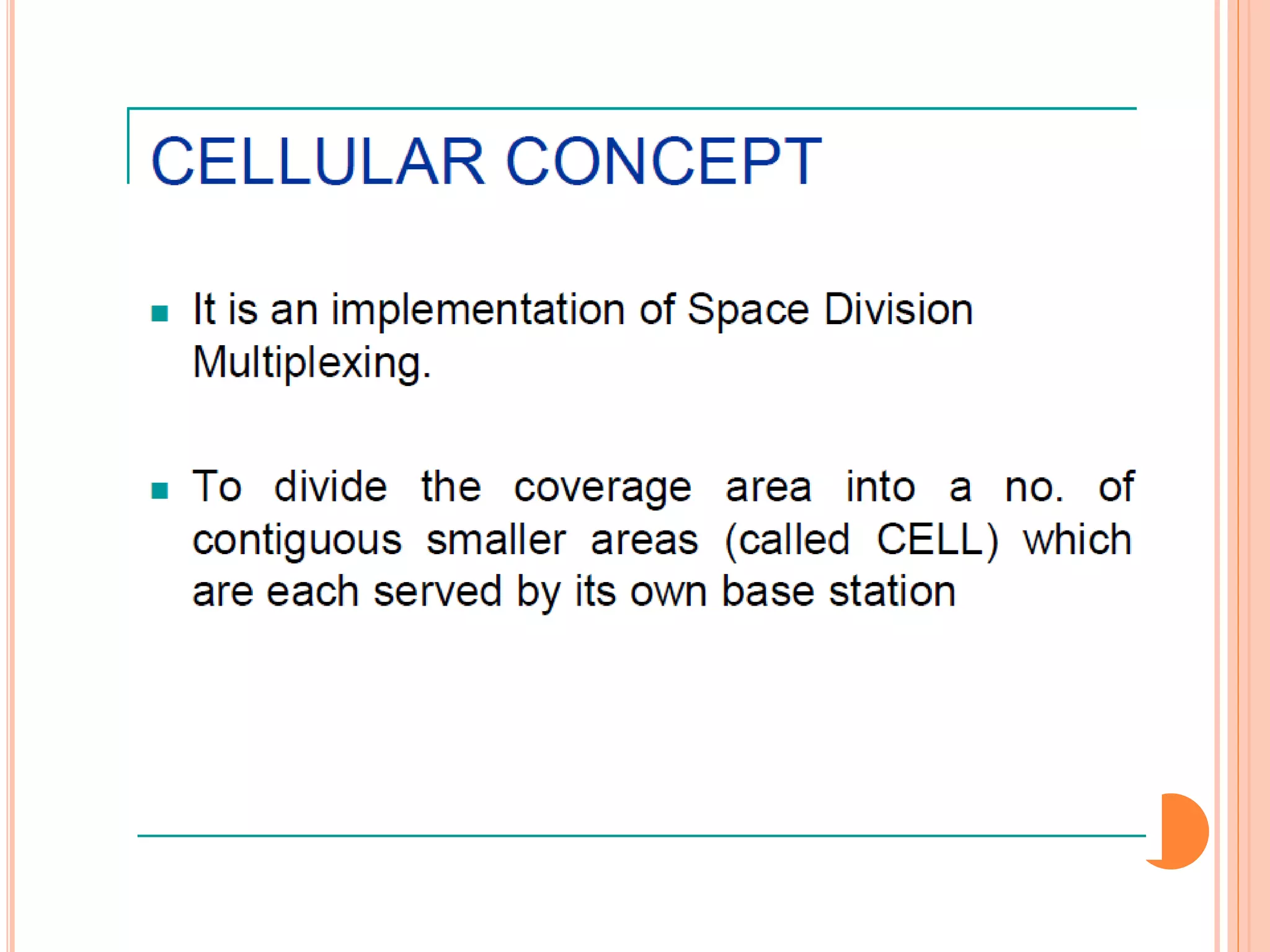 Presentation on cellular concept | PPT
