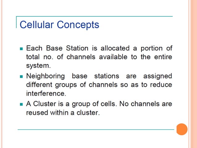 Presentation on cellular concept | PPT