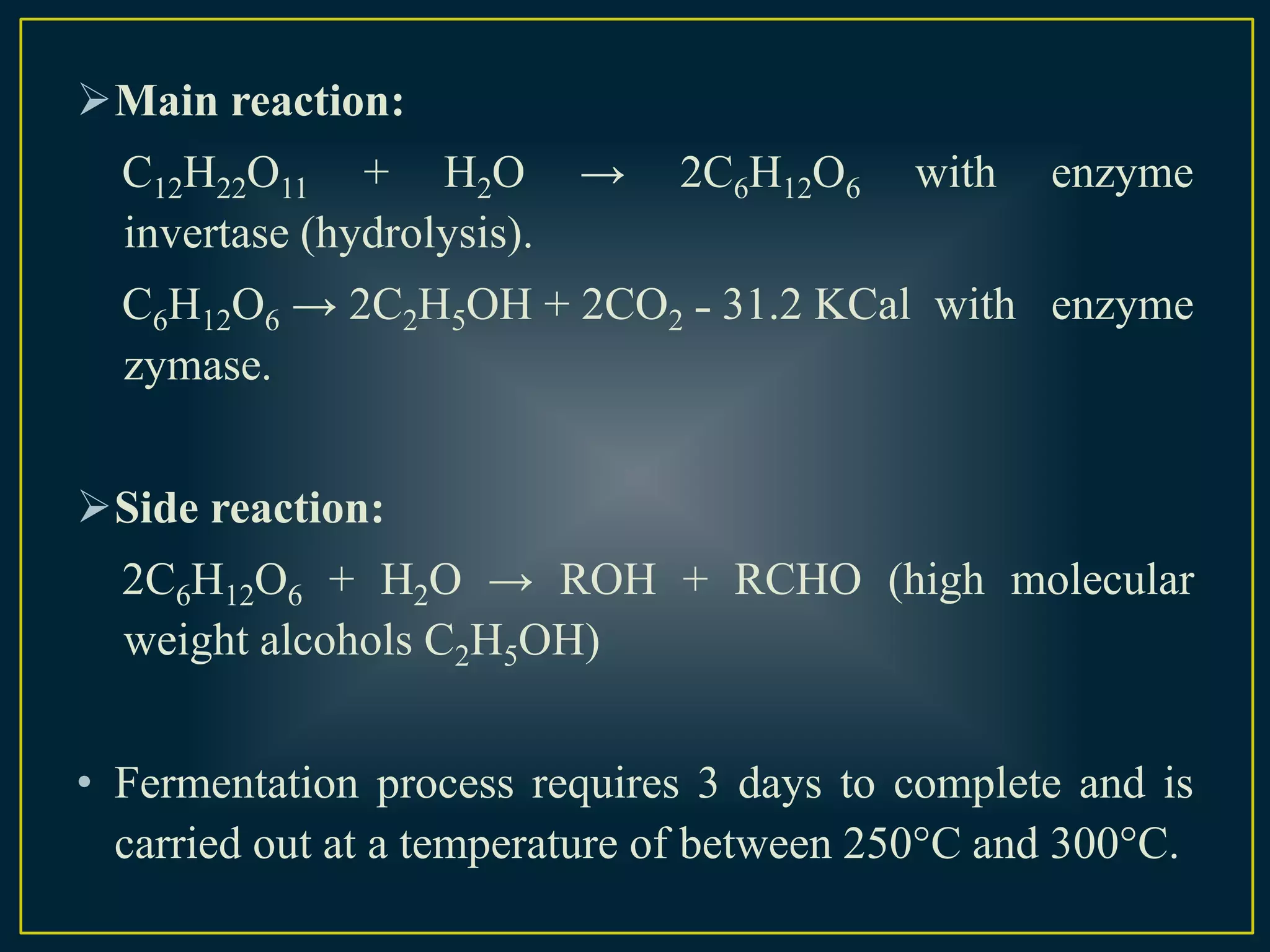 Presentation on cellulosic ethanol process from biomass | PPTX
