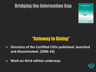 Presentation on PCP's certification programme | PPTX