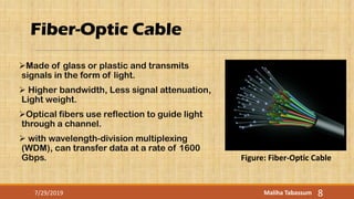 Presentation on Transmission Media & Switching | PDF
