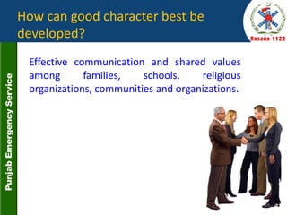 character & image building through education | PPT