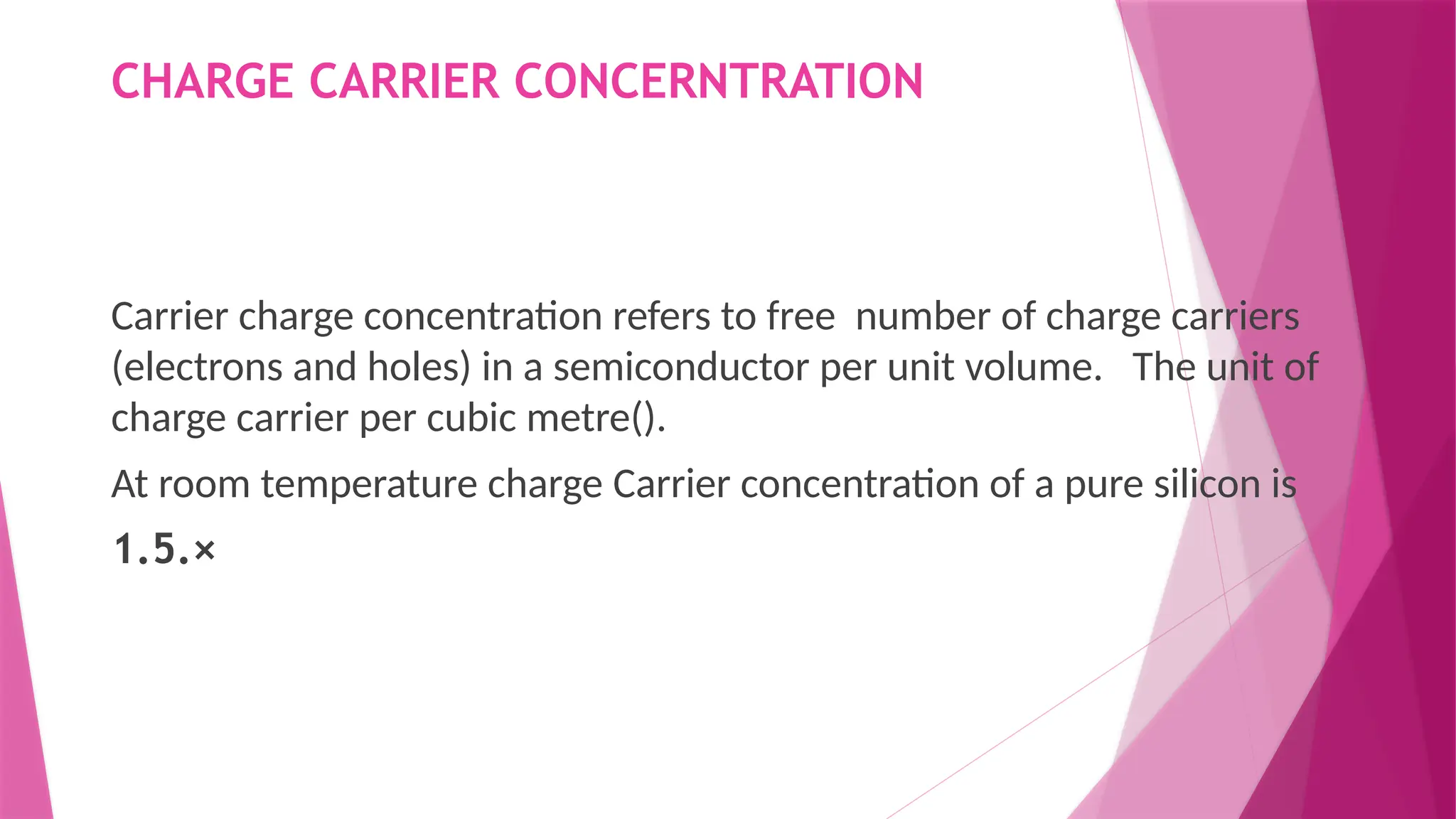 PRESENTATION ON CHARGE CARRIER CONCENTRATION-2.pptx