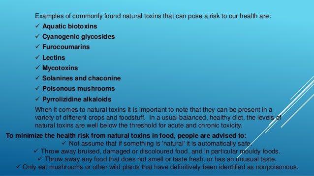 PRESENTATION ON CHEMICAL POISONS IN FOOD HYGIENE, SAFETY & SANITATION ...