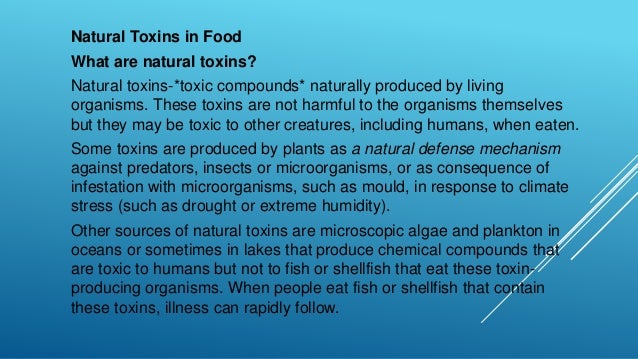 PRESENTATION ON CHEMICAL POISONS IN FOOD HYGIENE, SAFETY & SANITATION ...
