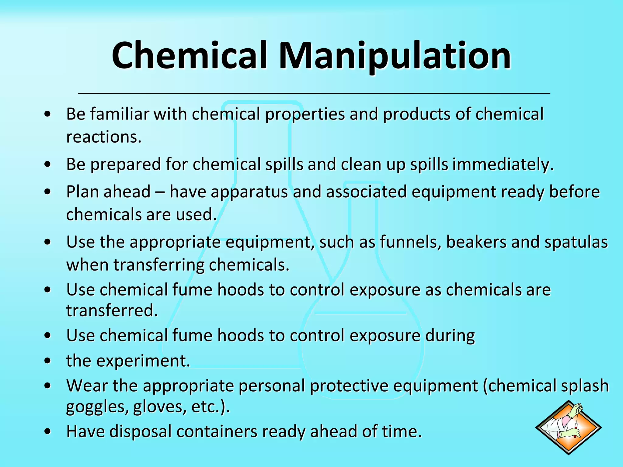 Chemical safety at laboratories & Chemical industries | PDF