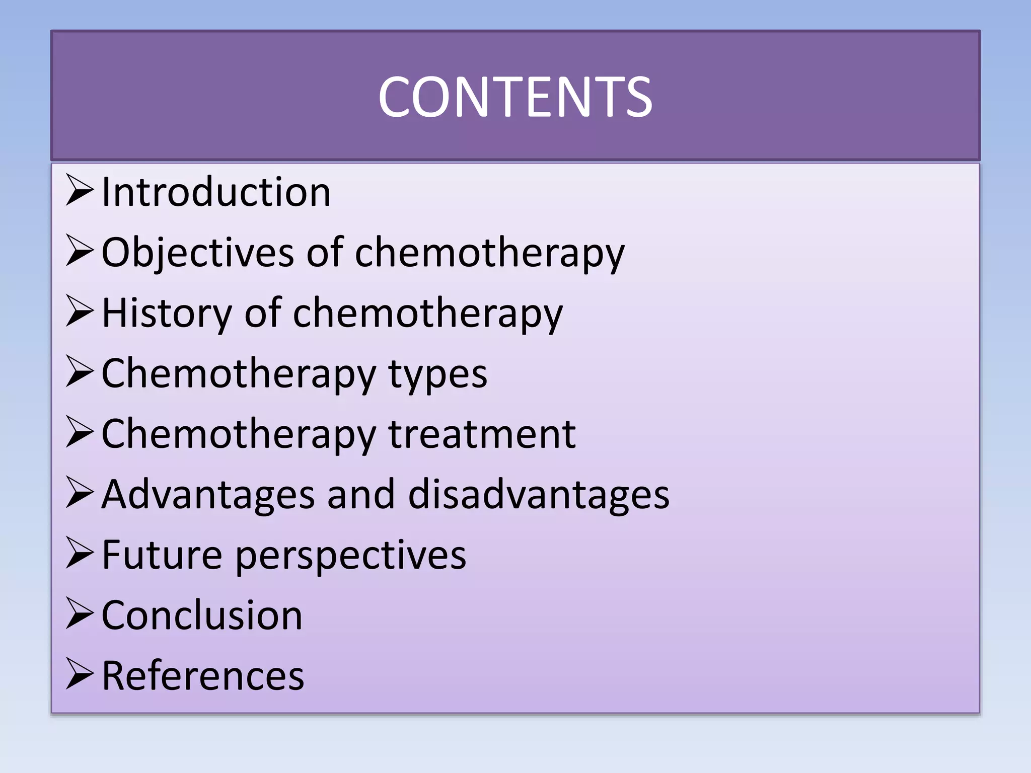 Presentation on chemotherapy and medicines. | PPTX