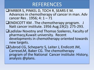 Presentation on chemotherapy and medicines. | PPTX