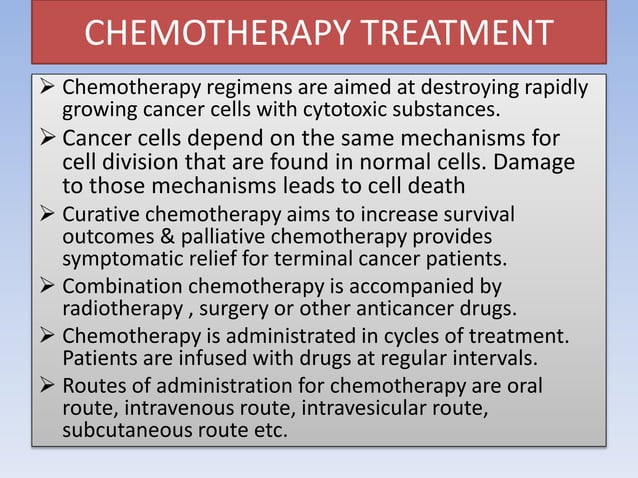 Presentation on chemotherapy and medicines. | PPT
